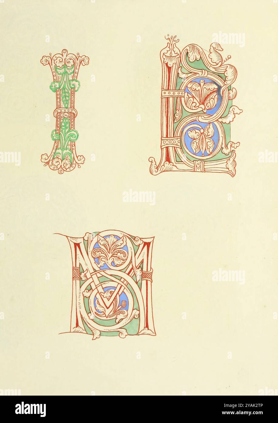 Illuminated manuscript alphabet hi-res stock photography and images - Alamy