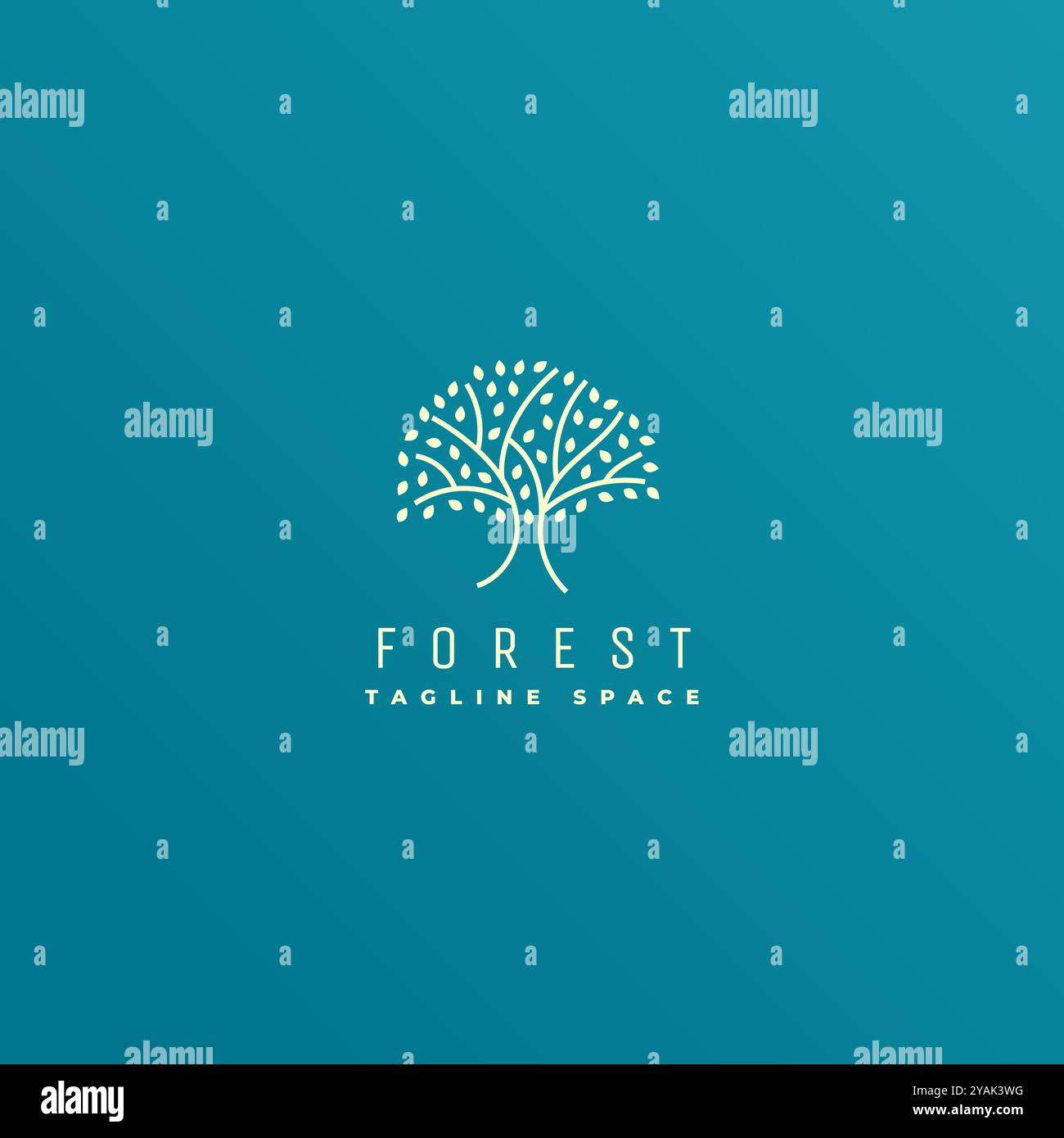 agricultural tree logo icon for forest growth template vector Stock ...
