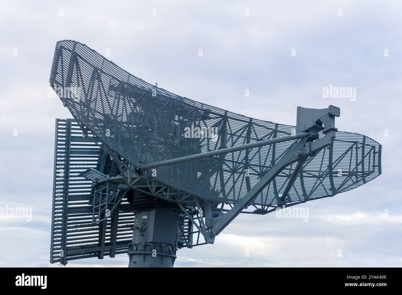 military background, ship radar for detection of aircraft Stock Photo ...