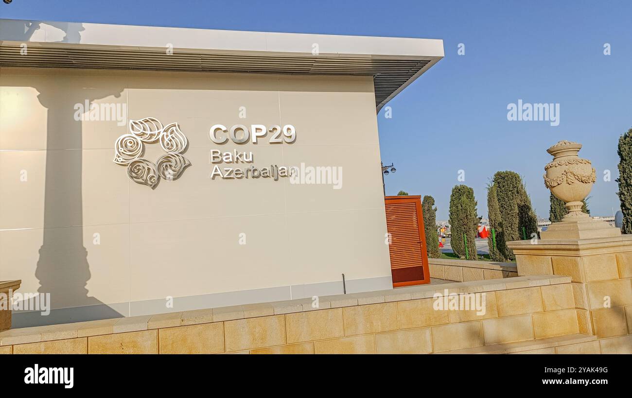Cop29 flag hi-res stock photography and images - Alamy