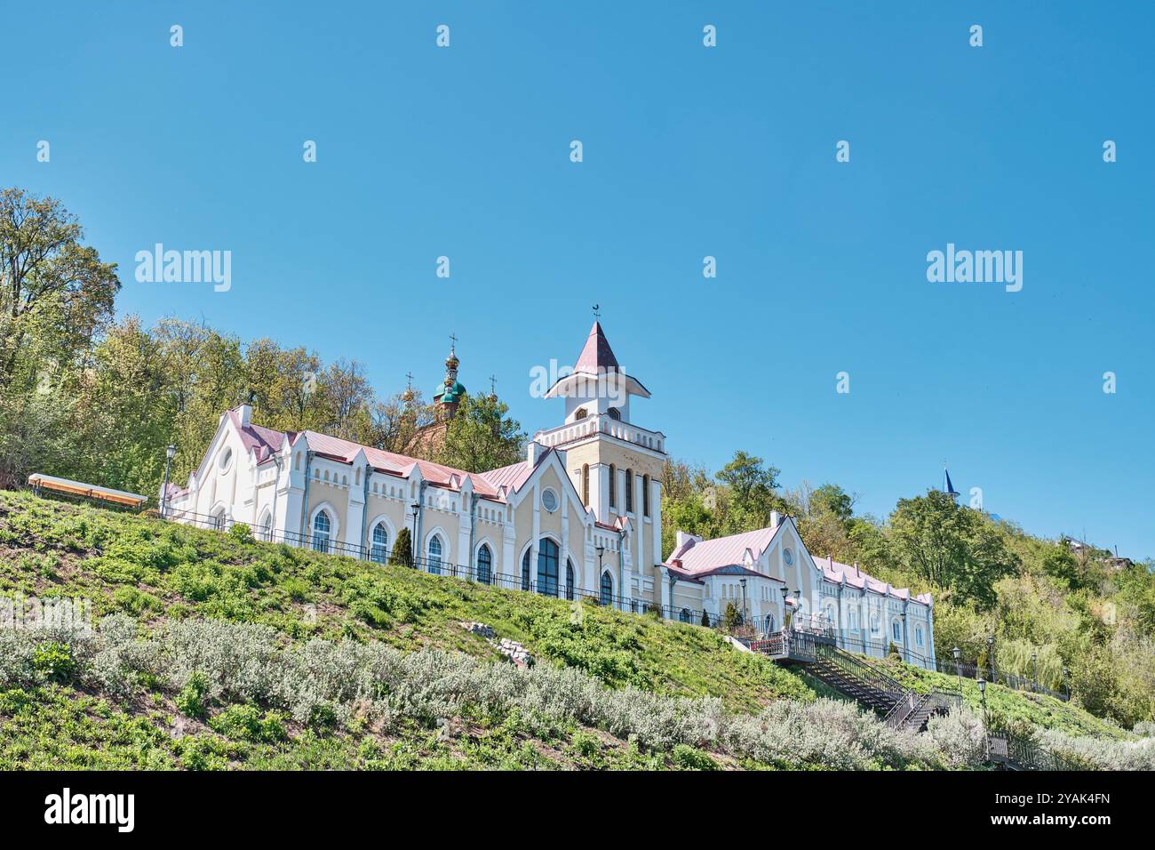 Sarapul, Russia - May 23, 2024: Historical building of water pumping ...