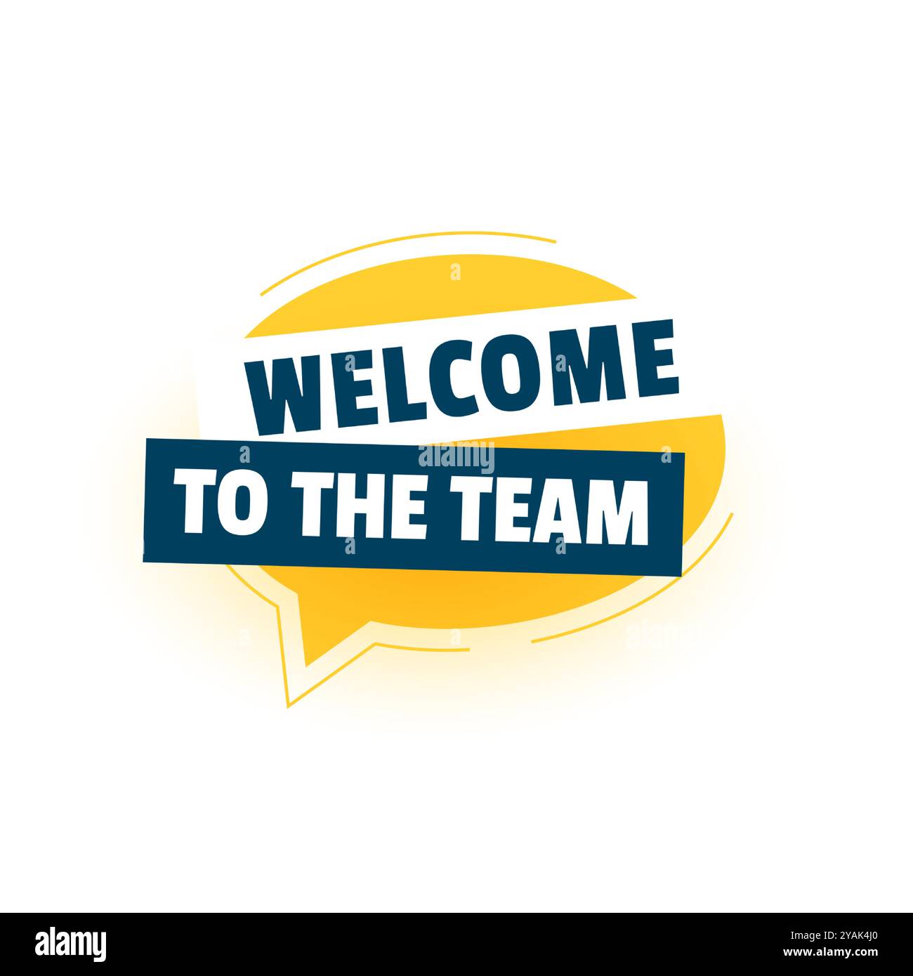 impress your new team members with creative welcome banner vector Stock ...