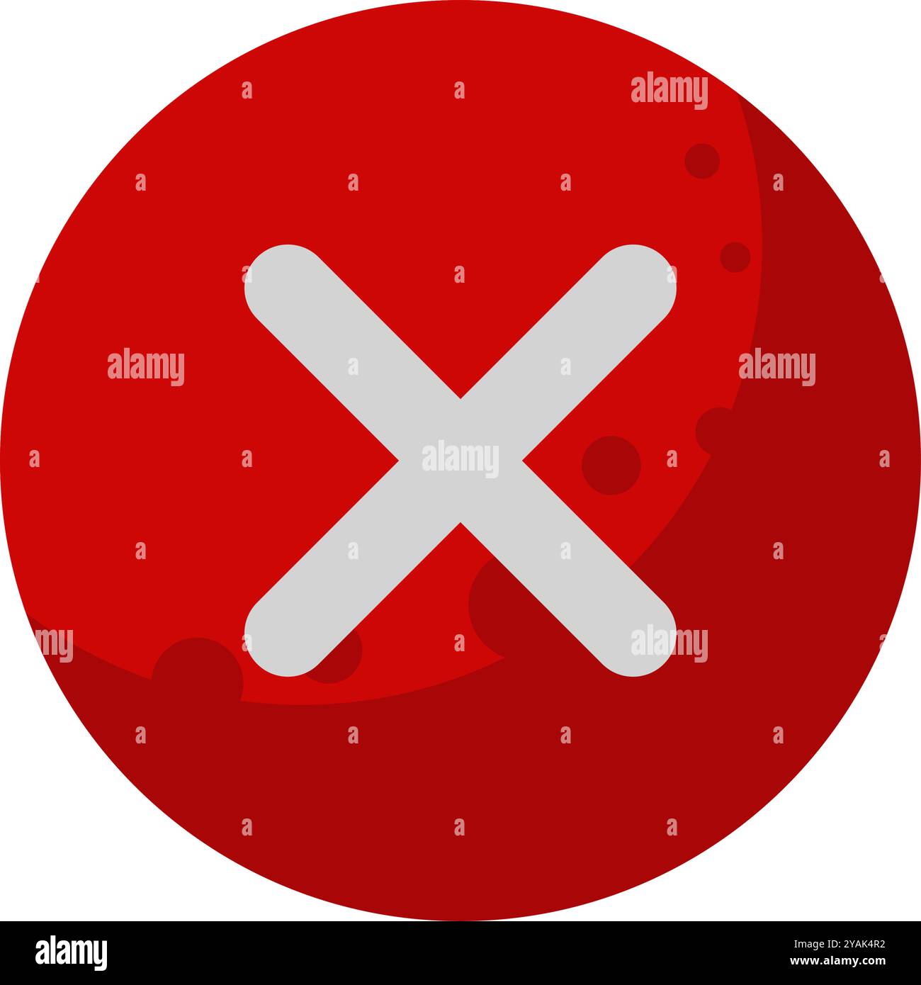 Cancel cross round icon Stock Vector Images - Alamy