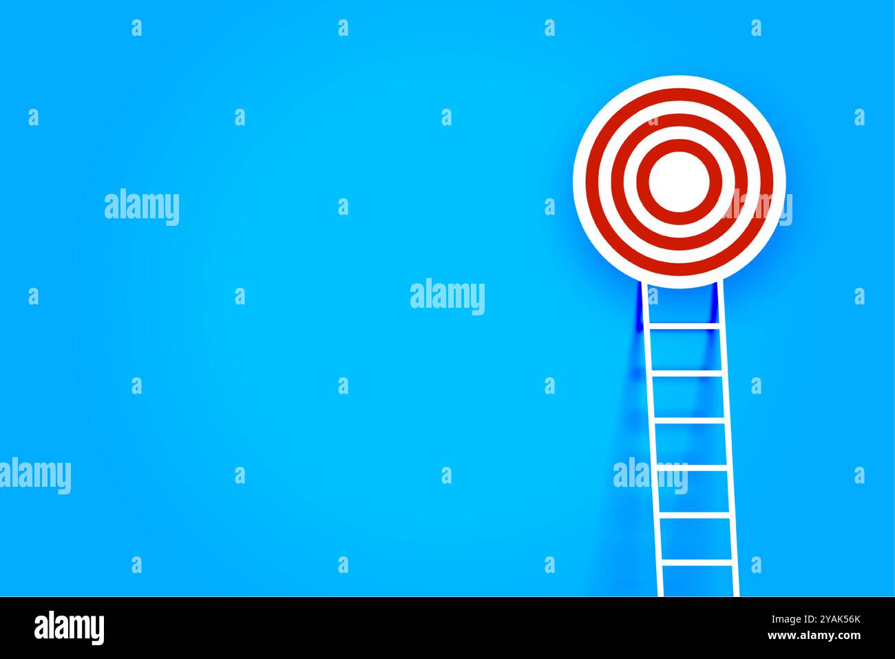 career ladder concept background with business goal target Stock Vector ...
