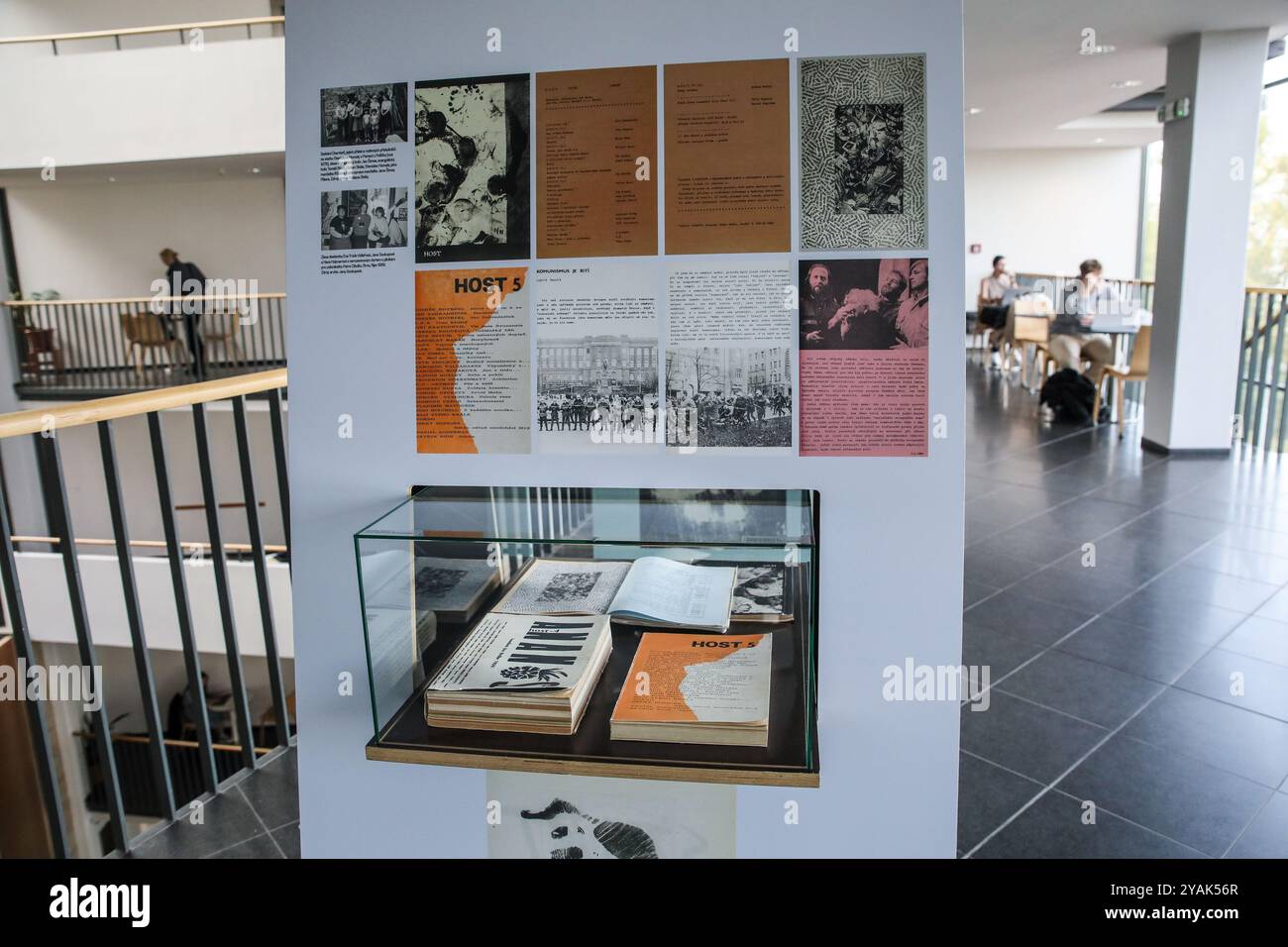 Moravian Land Library, Brno. 14th Oct, 2024. Start of exhibition Brno ...