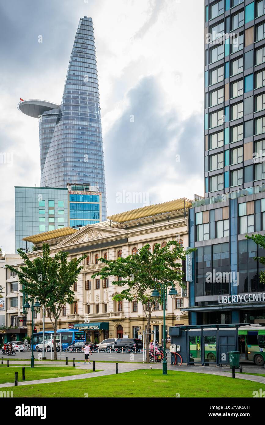 Ho Chi Minh City, November 24, 2022: Modern architecture of District 1 ...