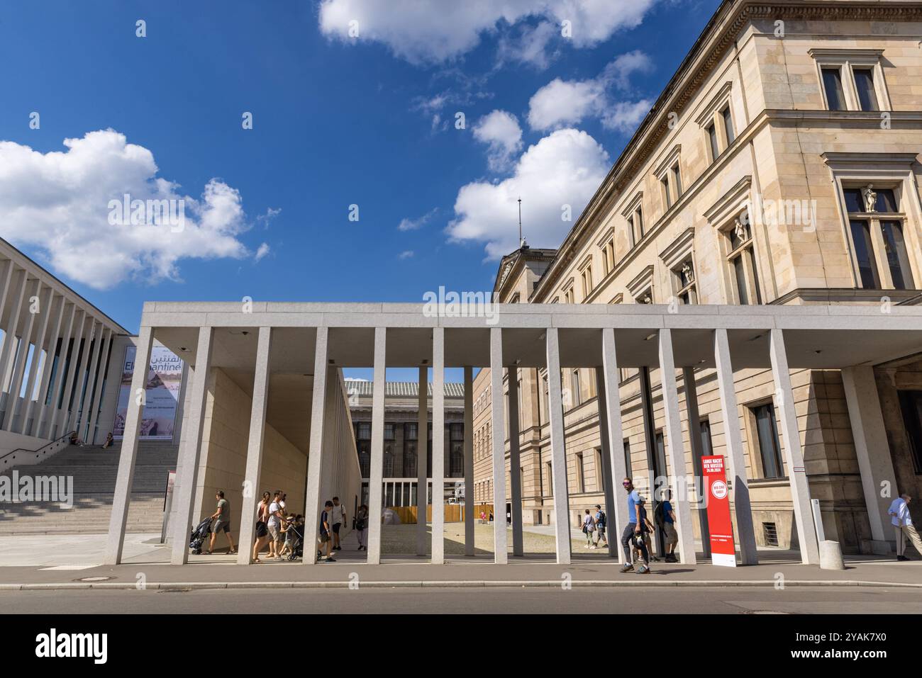 James Simon Gallery, visitor centre and Neues Museum, Museum Island ...