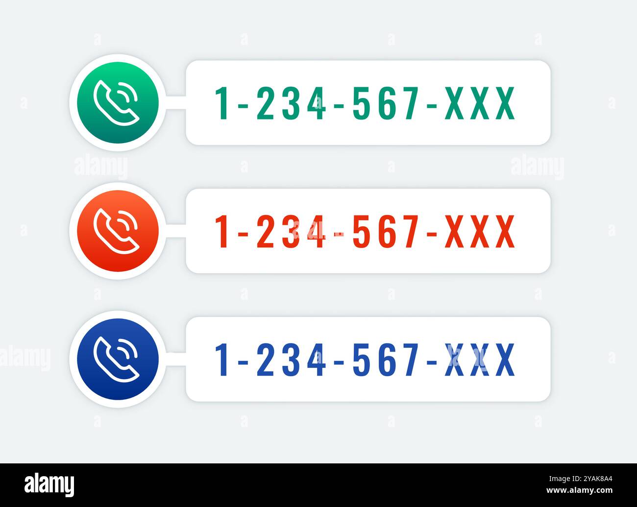 modern call us now icon header for social media post vector Stock ...