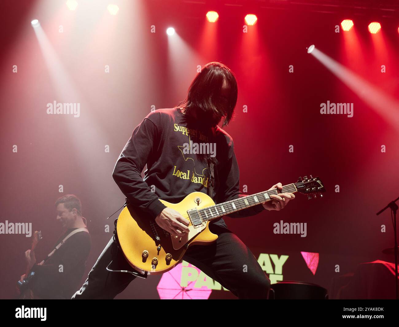 Mayday Parade during their concert at Club Sant Jordi, Barcelona, Spain ...