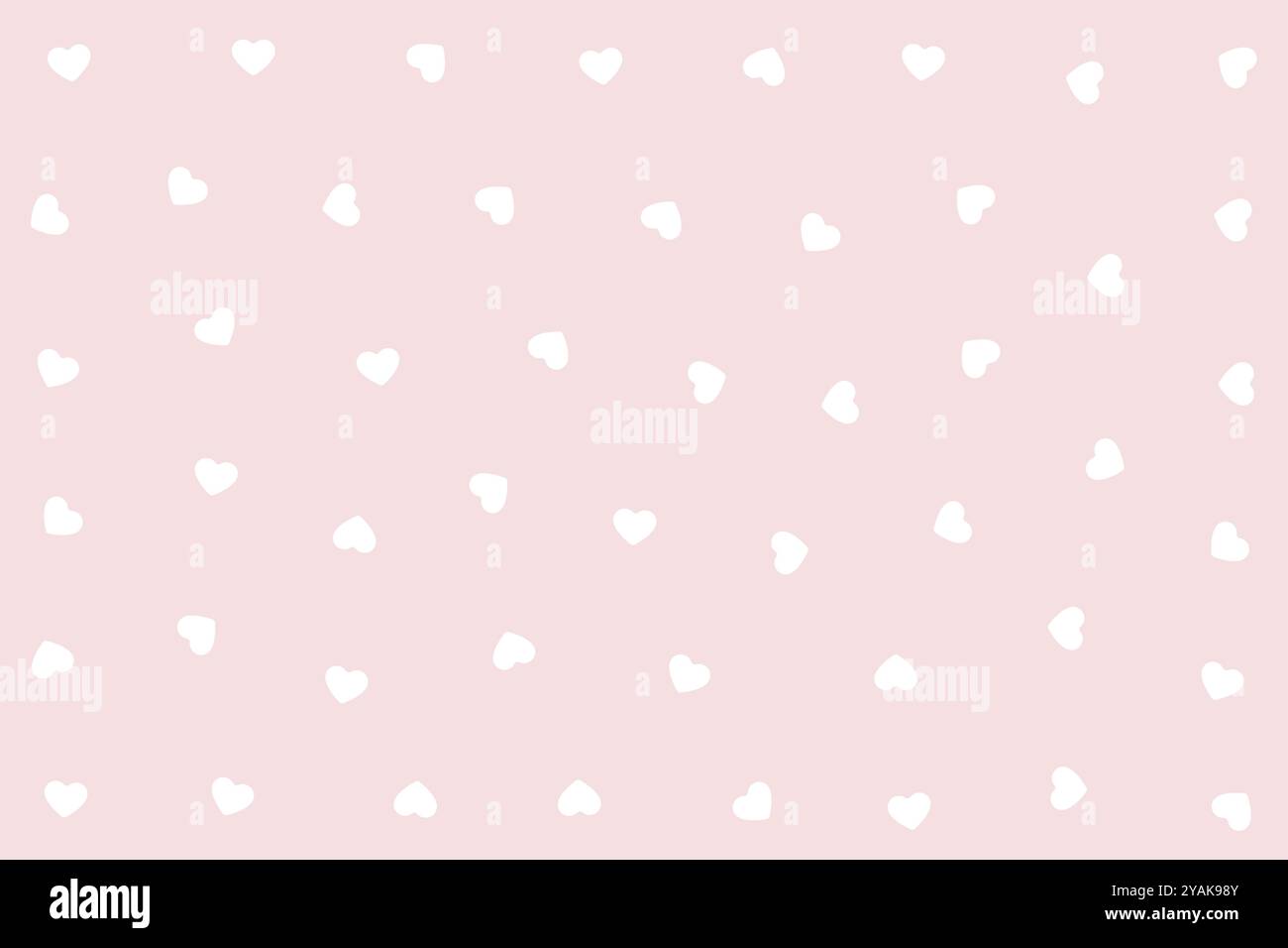 polka style simple heart pattern wallpaper for love message vector ...
