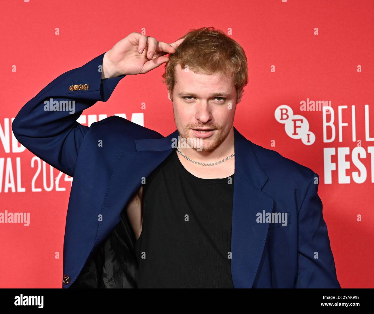 LONDON, UK. 14th Oct, 2024. Solly Mcleod is a actor attends the "Last Swim" - BFI London Film ...
