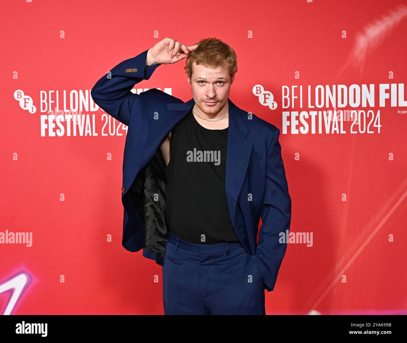 LONDON, UK. 14th Oct, 2024. Solly Mcleod is a actor attends the "Last Swim" - BFI London Film ...