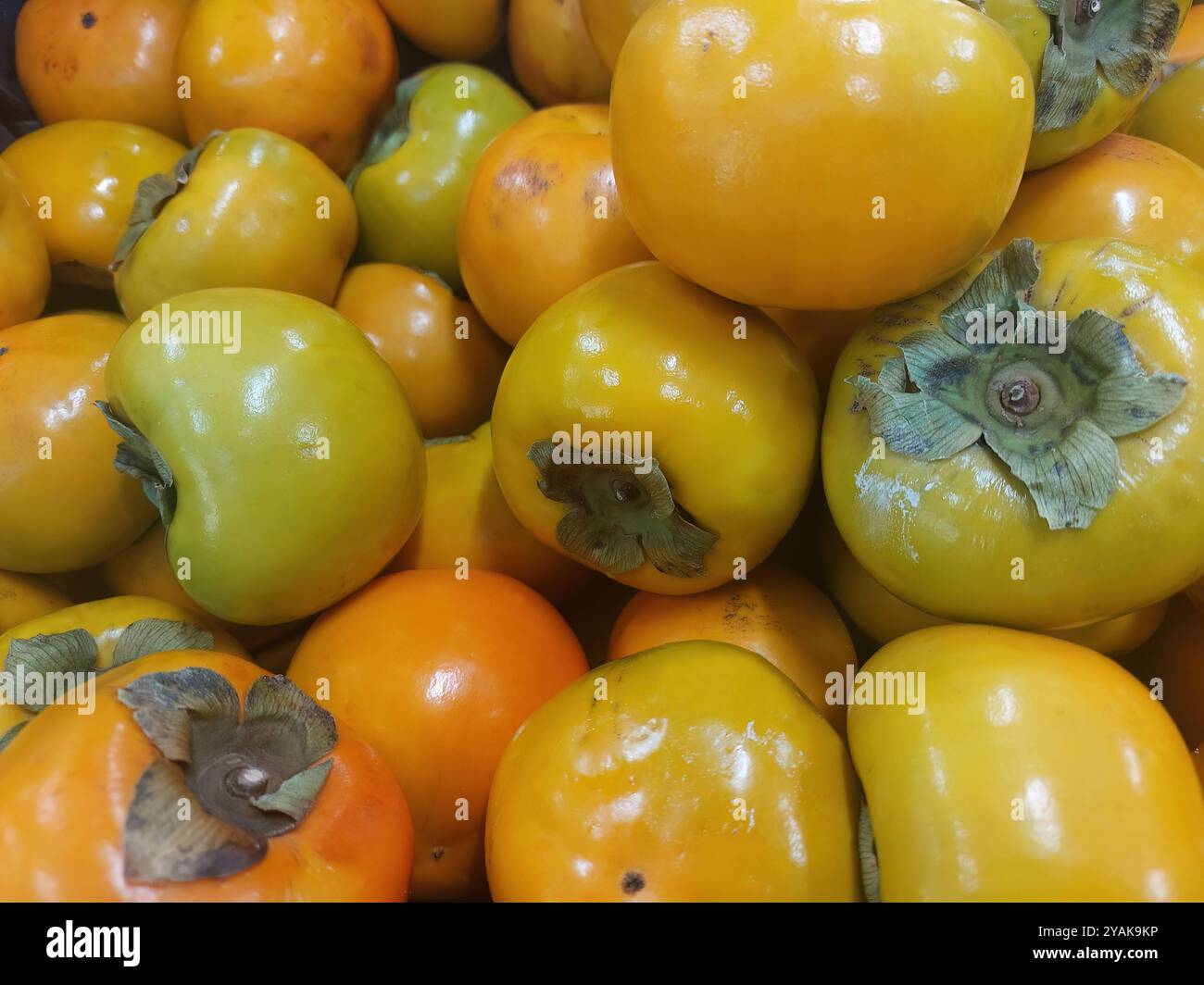 Persimmon, also known as persimmon plum or Chinese quince Stock Photo ...