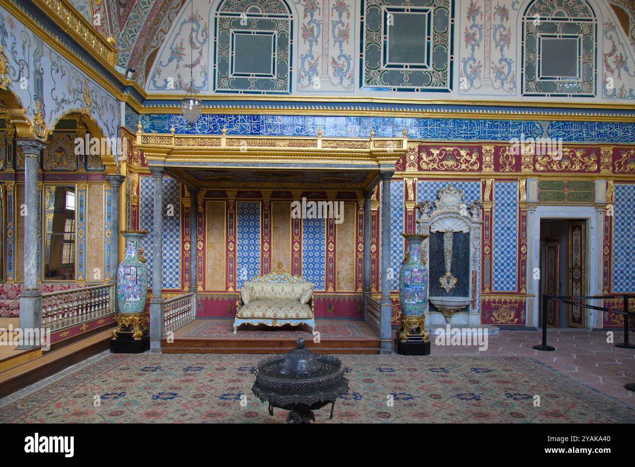 Türkiye, Turkey, Istanbul, Topkapi Palace, Harem, The Imperial Hall ...