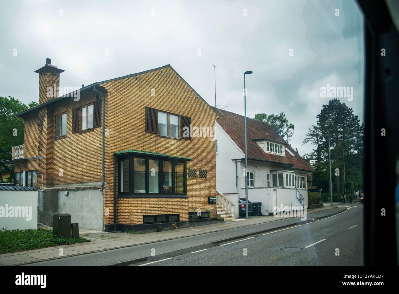 House (2-storey) with a chimney(fireplace or stove in the kitchen ...