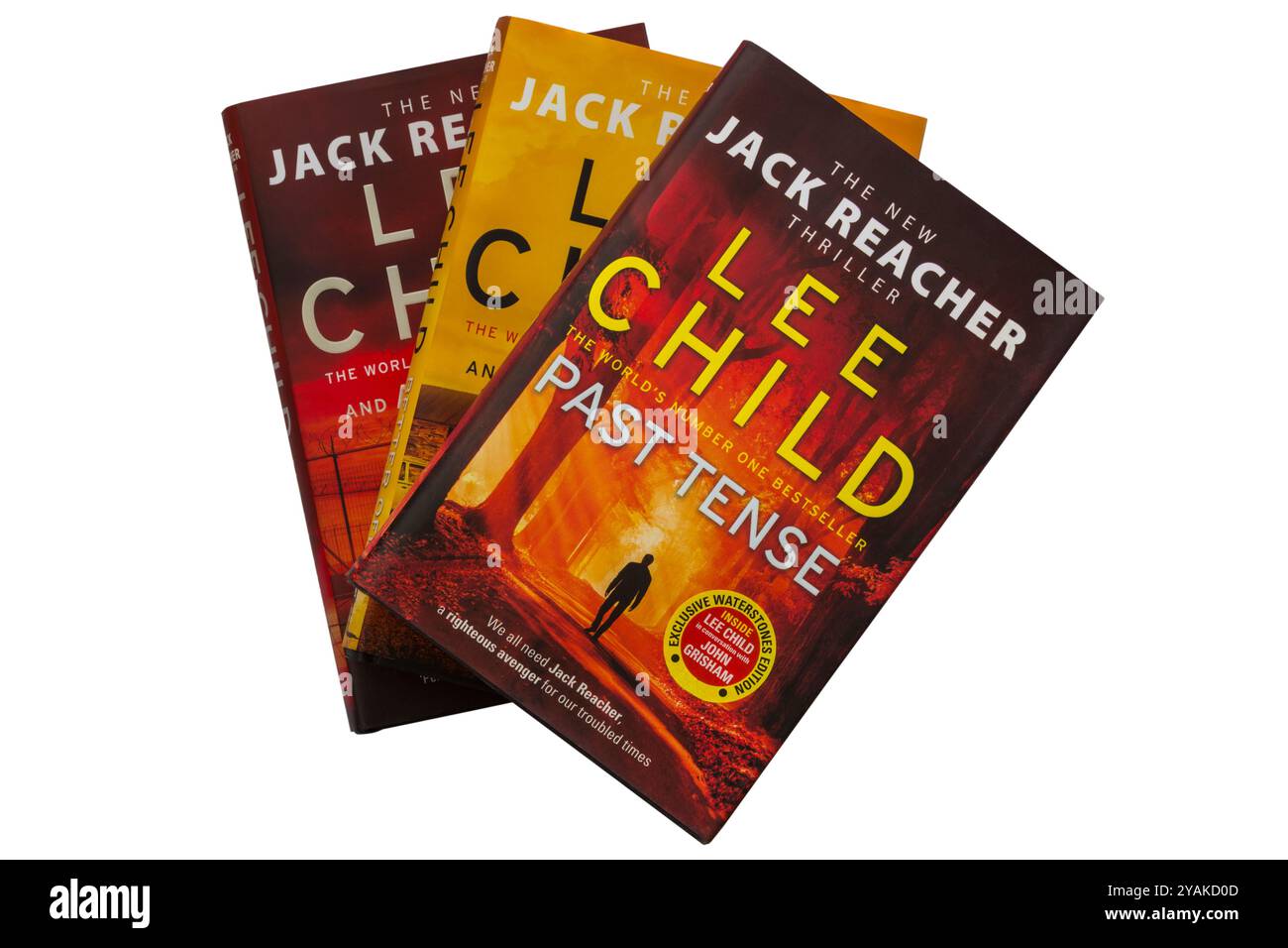 Selection of Lee Child books with the new Jack Reacher thriller Past ...