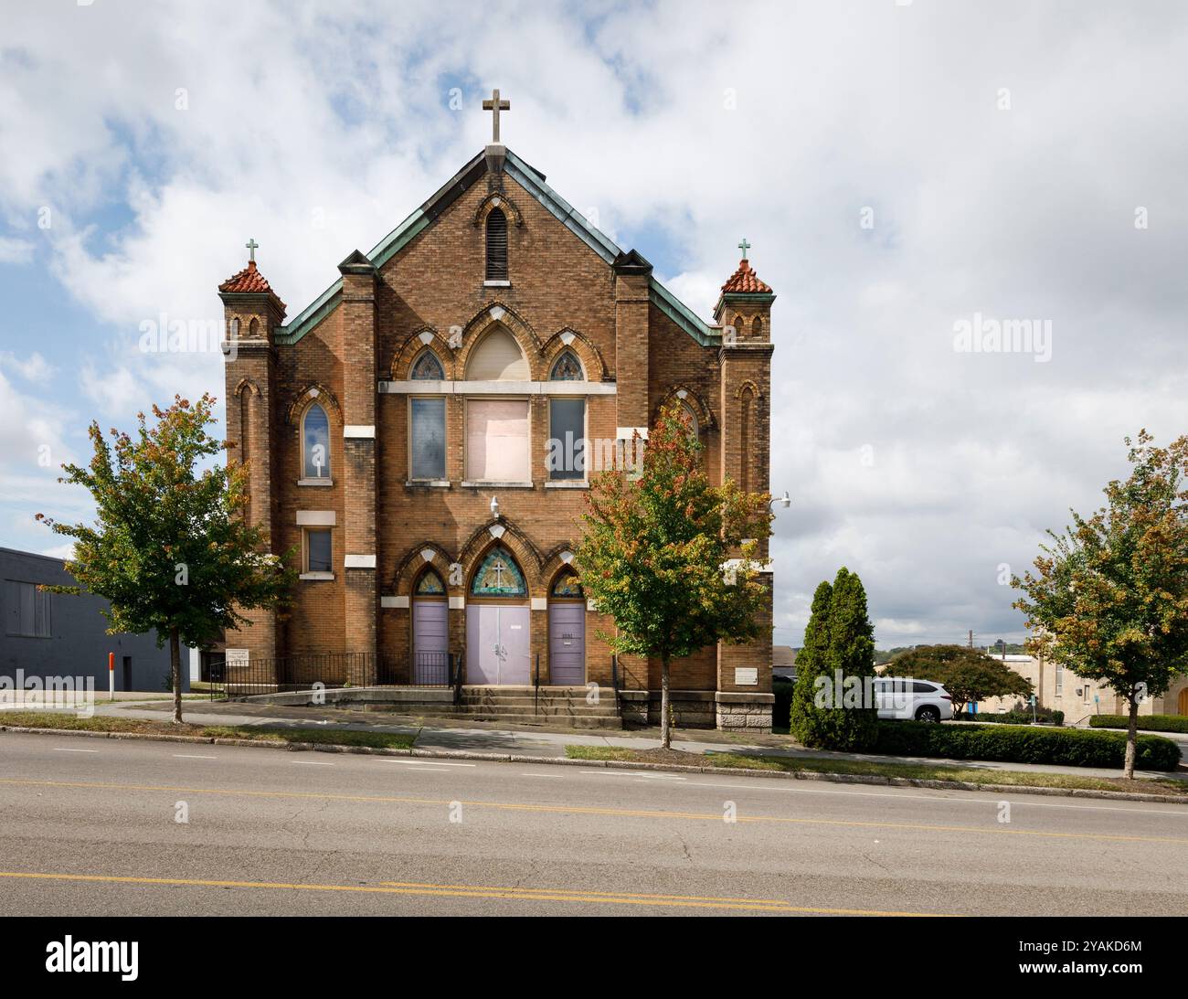 Knoxville, TN, USA-Sept. 18, 2024: Holy Ghost Catholic Church, built ...