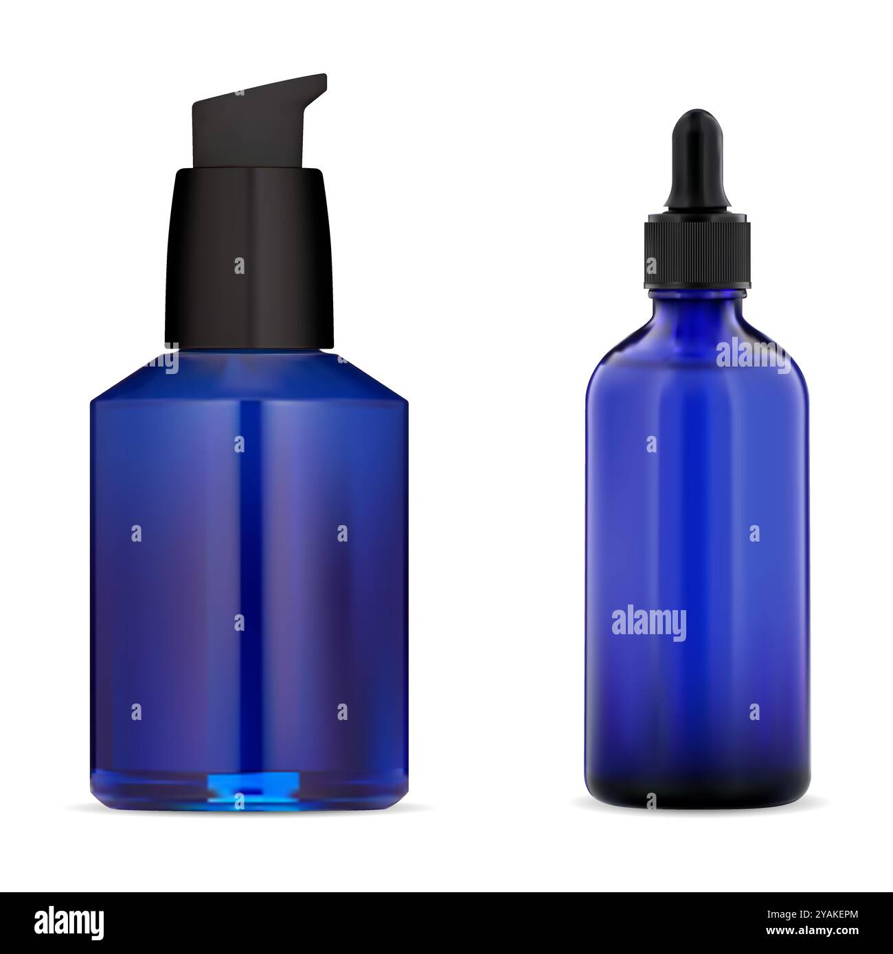 Cosmetic serum pipette bottle vector mock up. Facial skin collagen ...