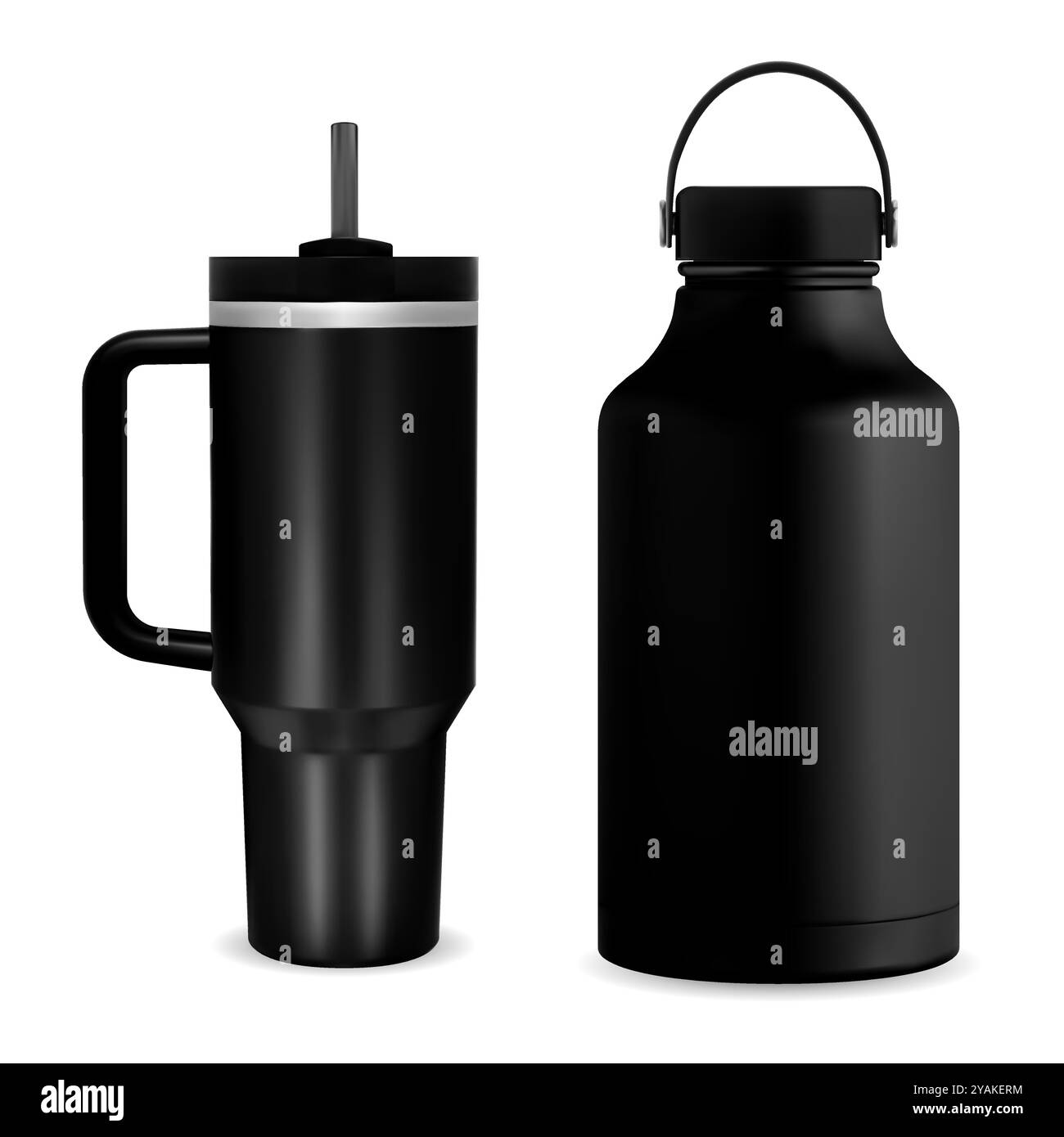 Tumbler template Black and White Stock Photos & Images - Alamy