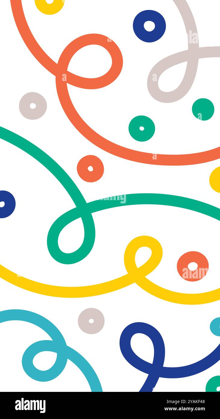 Abstract organic lines background. Vertical format for social media ...