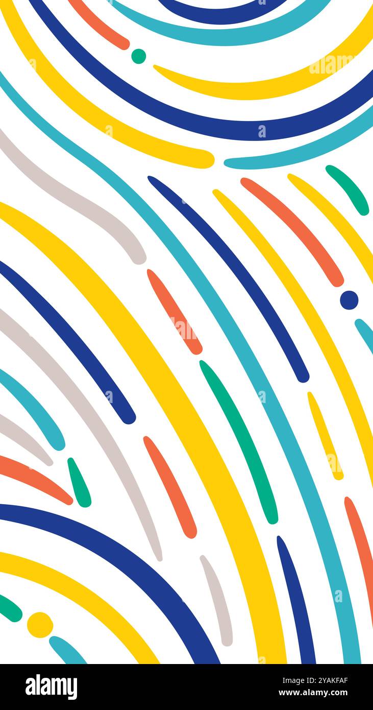 Abstract organic lines background. Vertical format for social media ...