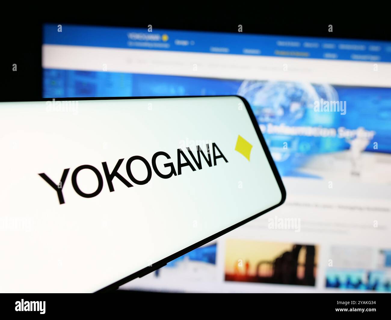 Yokogawa logo hi-res stock photography and images - Alamy