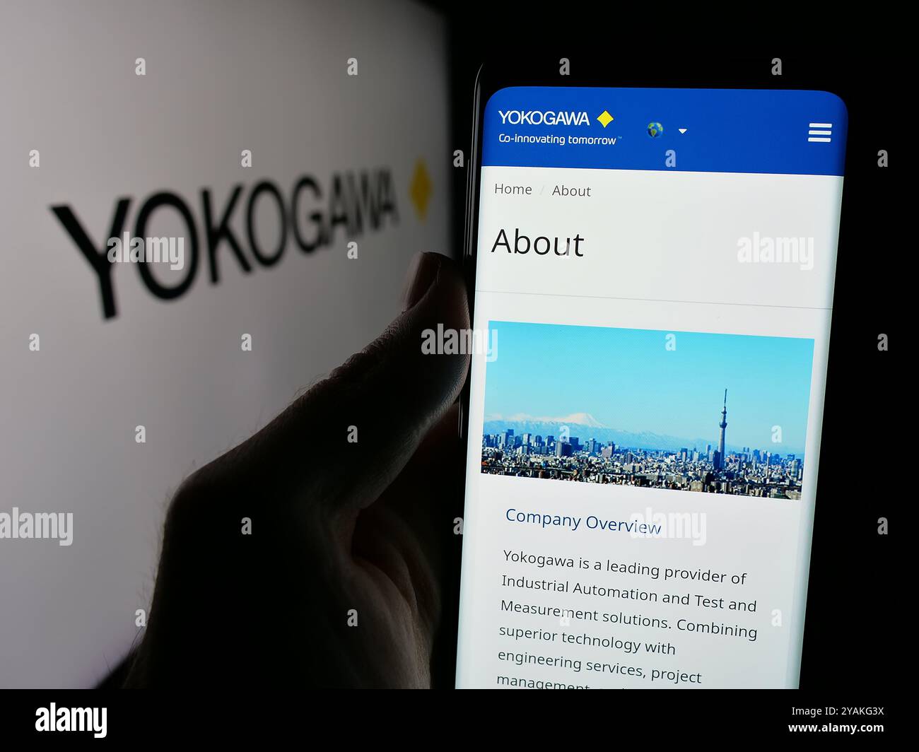 Yokogawa logo hi-res stock photography and images - Alamy