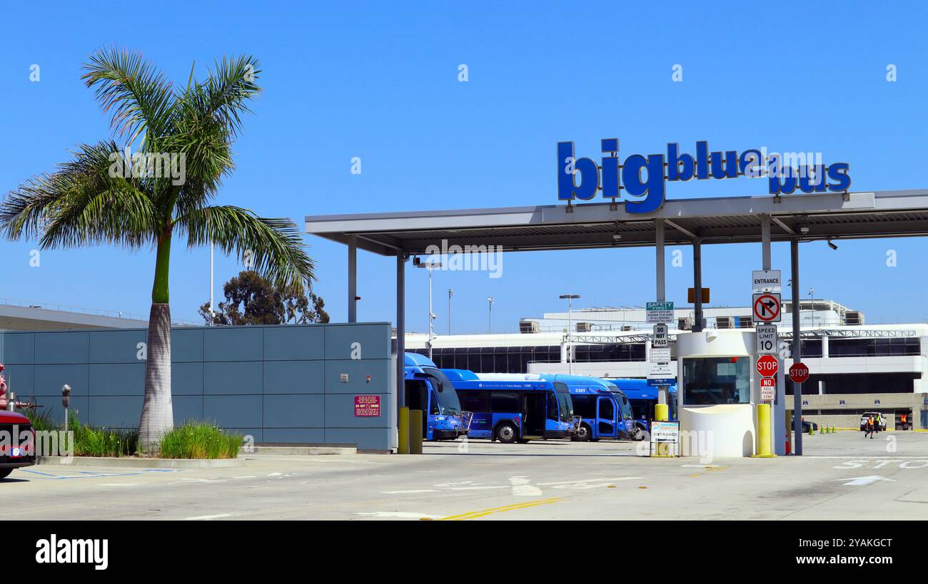 Big Blue Bus depot, public bus for the city of Santa Monica and the ...
