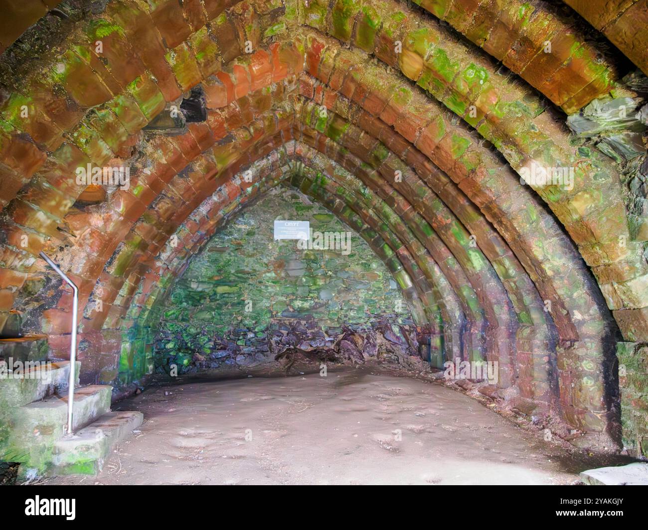 Inside the crypt in peel castle hi-res stock photography and images - Alamy