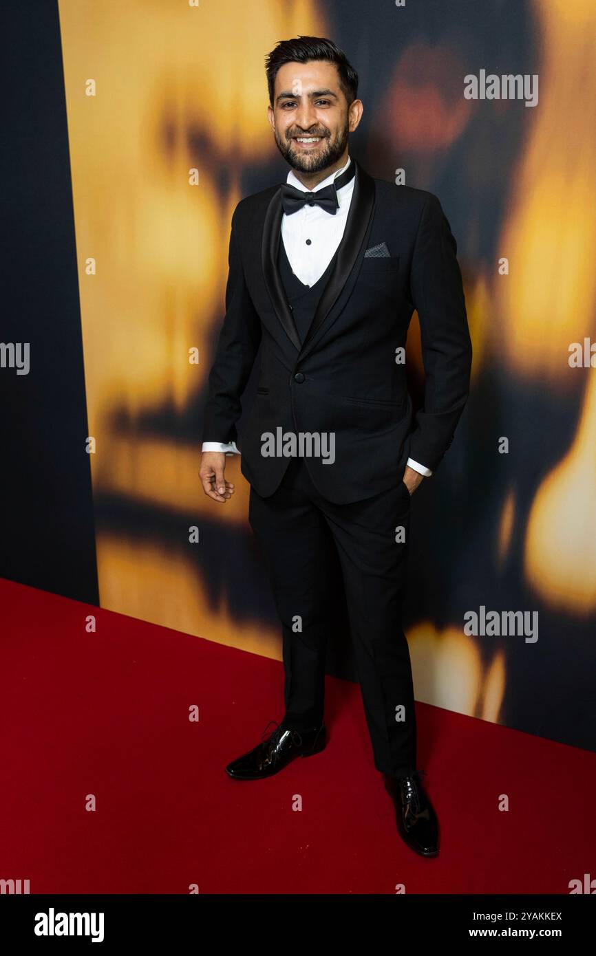 Rishabh Raj Jain poses for photographers upon arrival at the Student ...