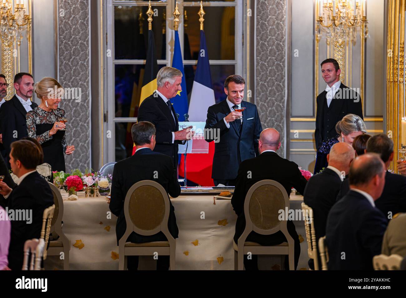 Paris, France. 14th Oct, 2024. King Philippe - Filip of Belgium, First ...