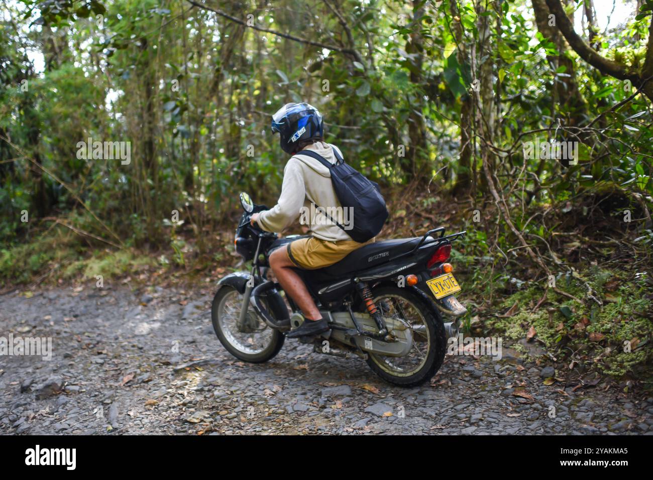Motorcycling in colombia hi-res stock photography and images - Alamy