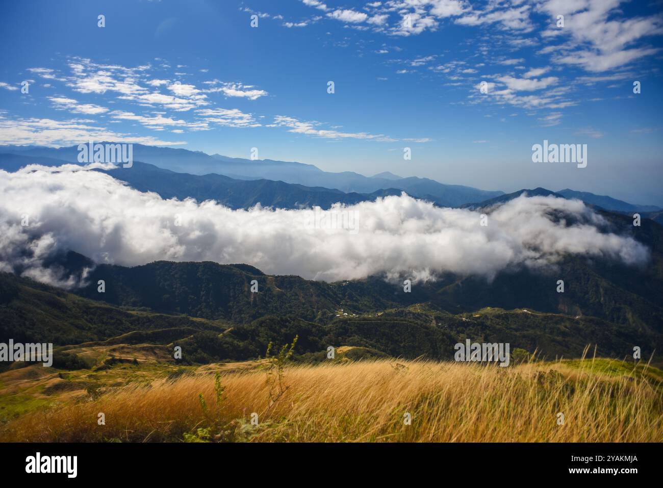 Sunrise view of the Sierra Nevada de Santa Marta, Mountains, including ...