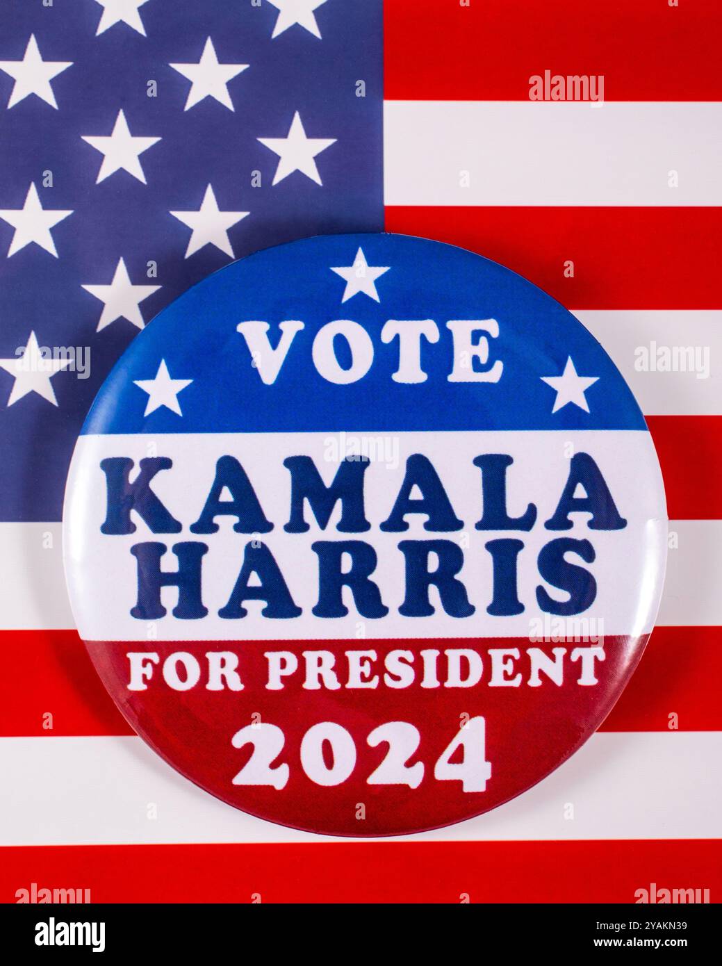 London, UK - September 30th 2024: A Vote Kamala Harris for President ...