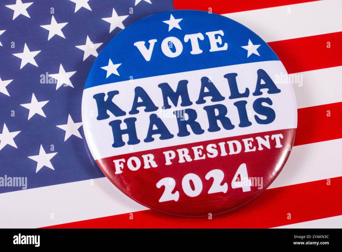 London, UK - September 30th 2024: A Vote Kamala Harris for President ...