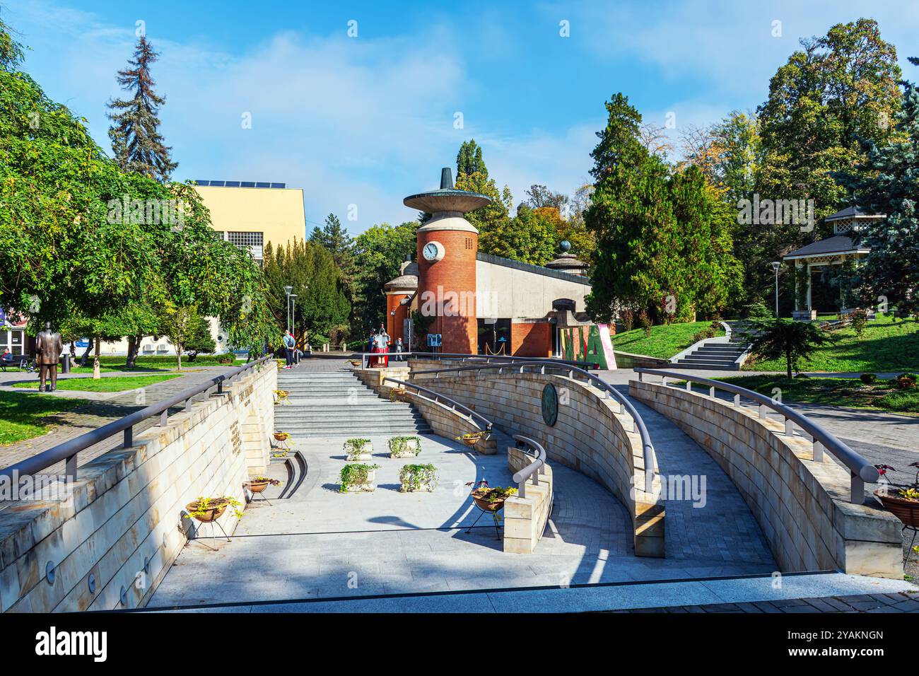 The Roman spring of mineral water in Vrnjačka Banja Stock Photo - Alamy