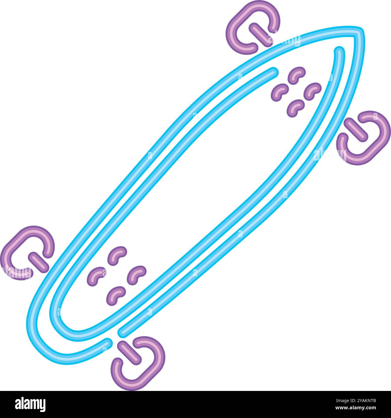 Skateboard extreme sport neon hi-res stock photography and images - Alamy