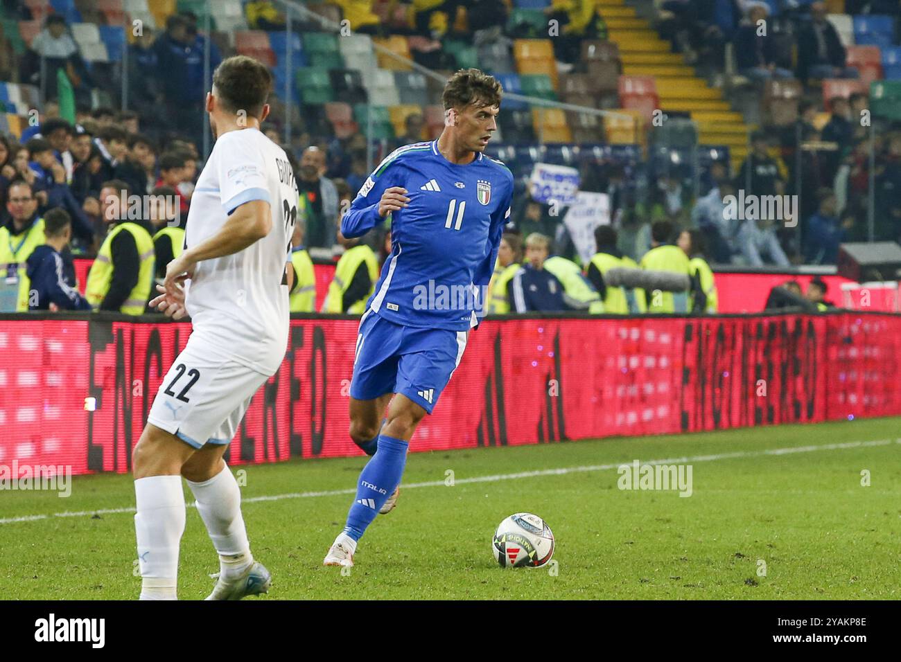 Daniel Maldini of Italy play the ball during Italy vs Israel, matchday ...