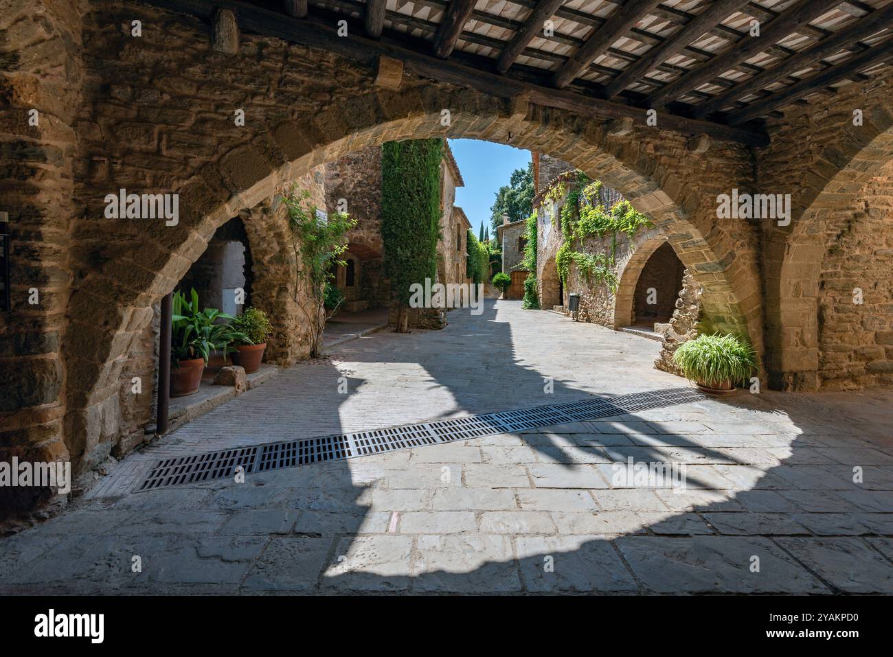 Medieval village alley made hi-res stock photography and images - Alamy