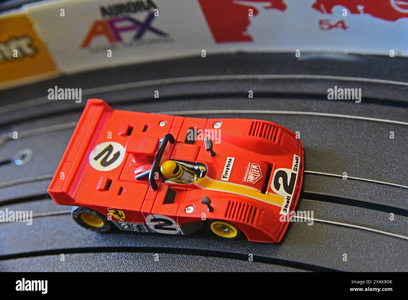Vintage HO scale slot car racing Stock Photo - Alamy