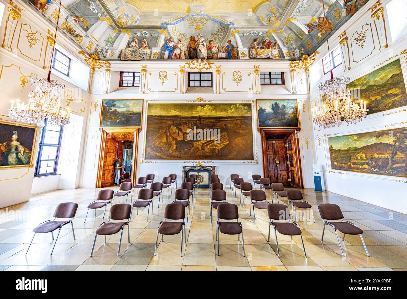Stift Göttweig, Göttweig Abbey, Unesco World Heritage Site Stock Photo ...