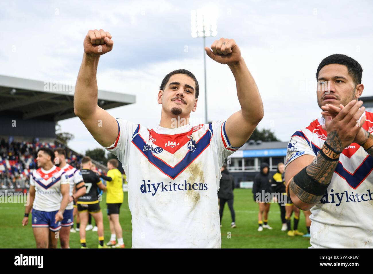 Wakefield, England - 13th November 2024 - Wakefield Trinity's Caleb ...