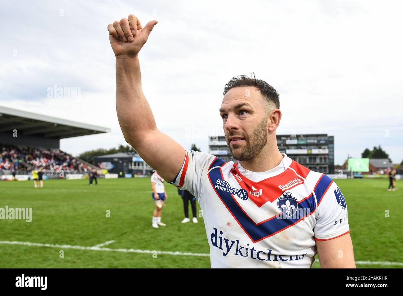 Wakefield, England - 13th November 2024 - Wakefield Trinity's Luke Gale ...