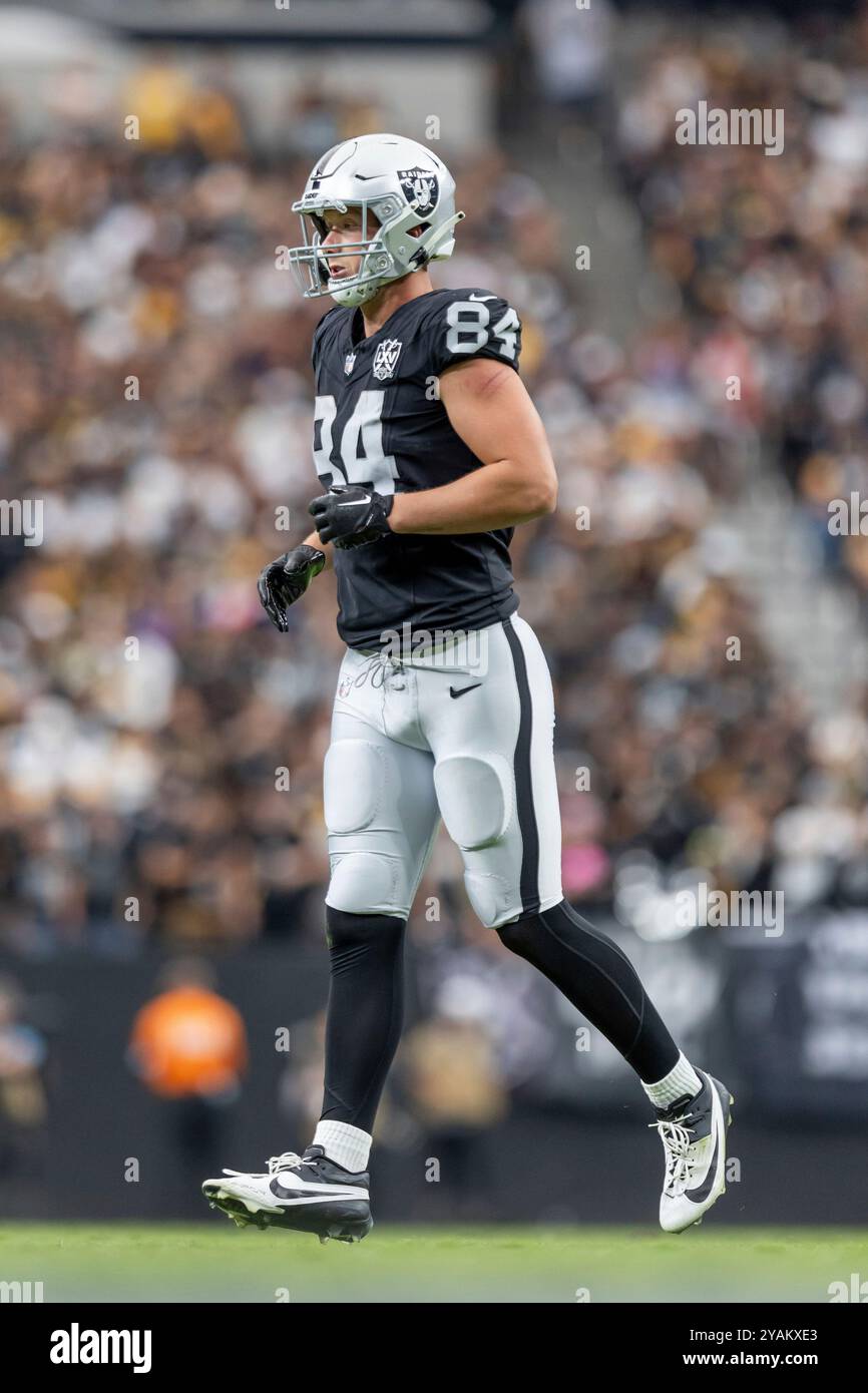 Las Vegas Raiders tight end Harrison Bryant (84) against the Pittsburgh ...