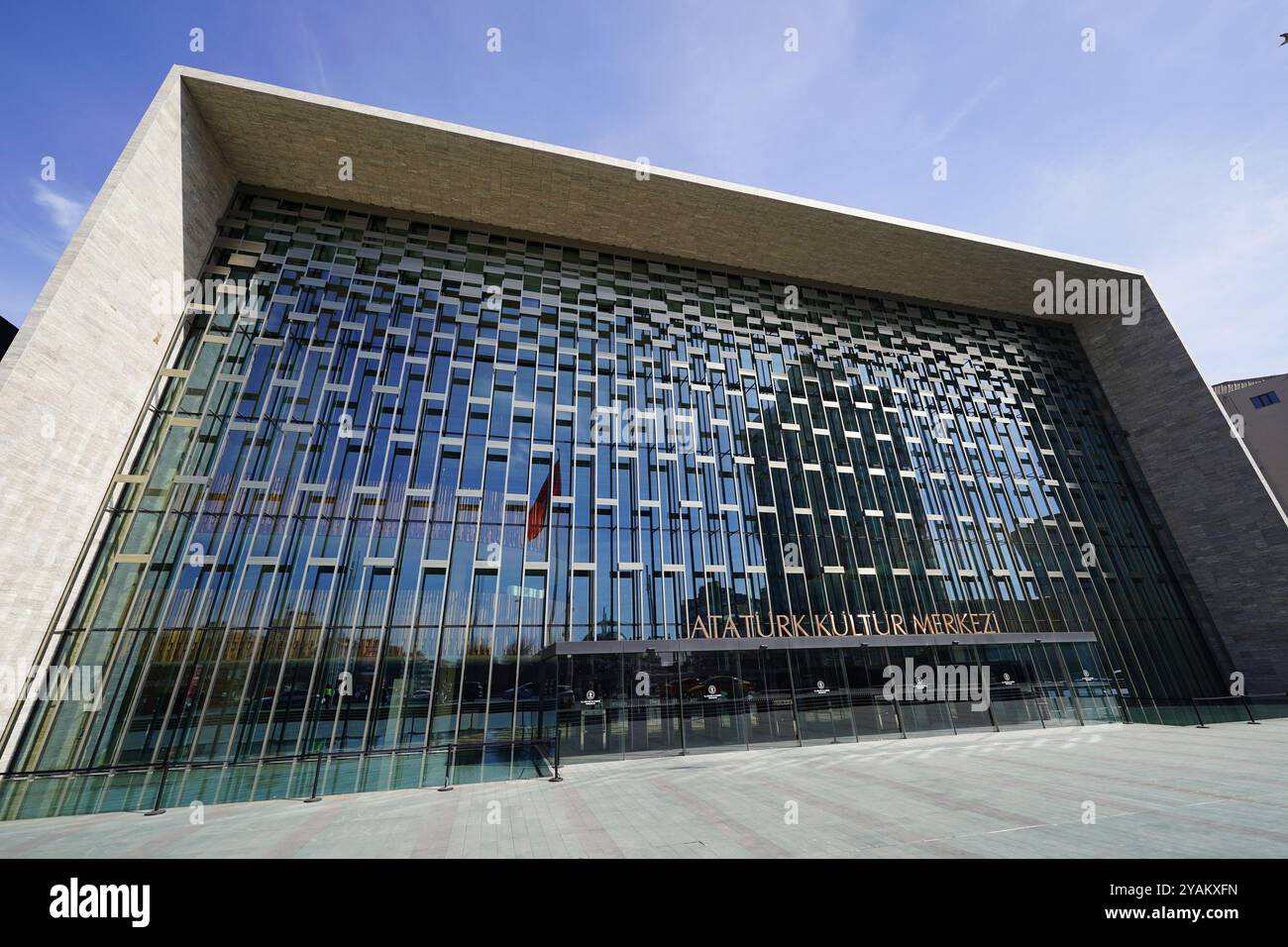 ISTANBUL, TURKIYE - MARCH 31, 2024: Ataturk Cultural Centre in Taksim ...
