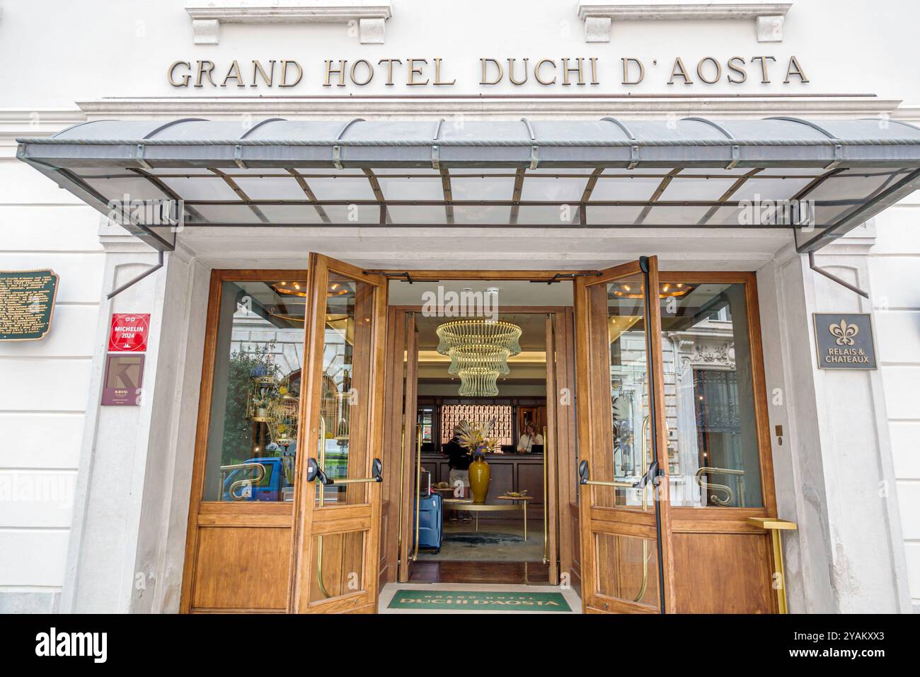Grand hotel duchi d’aosta hi-res stock photography and images - Alamy