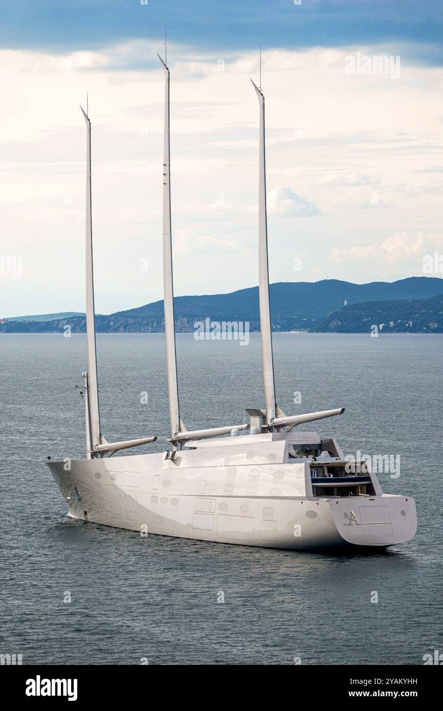 Trieste Italy,Gulf of Trieste,Adriatic Mediterranean Sea,superyacht ...