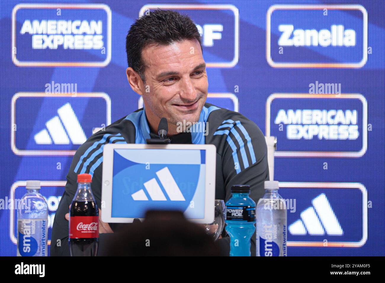 Buenos Aires, Argentina - October 14, 2024: Lionel Scaloni, coach of ...