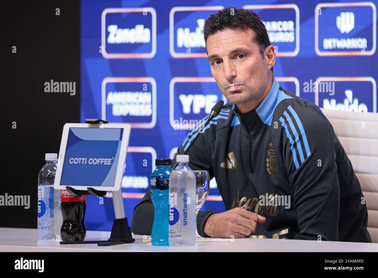 Buenos Aires, Argentina - October 14, 2024: Lionel Scaloni, coach of ...
