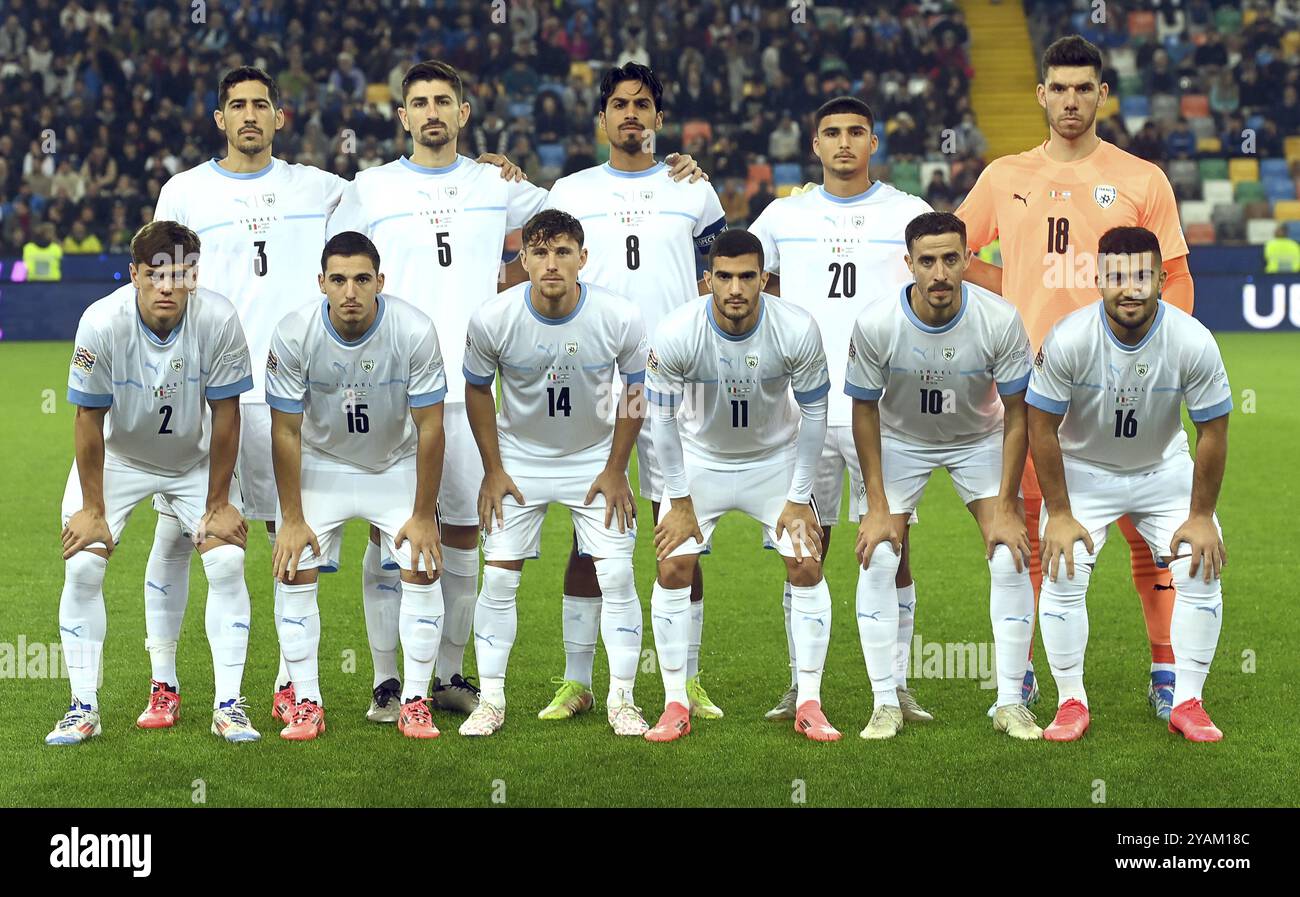 Israel team photo during Italy vs Israel, matchday 4 of League A of ...